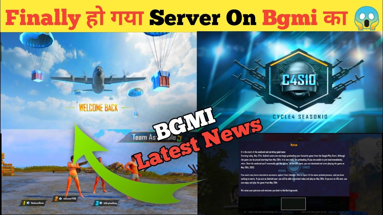 😱 OMG - Finally Bgmi Server On Today - YouTube