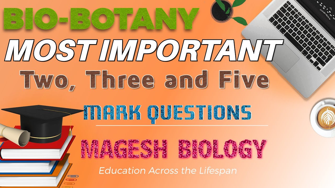 11TH BIO-BOTANY MOST IMPORTANT QUESTION - YouTube