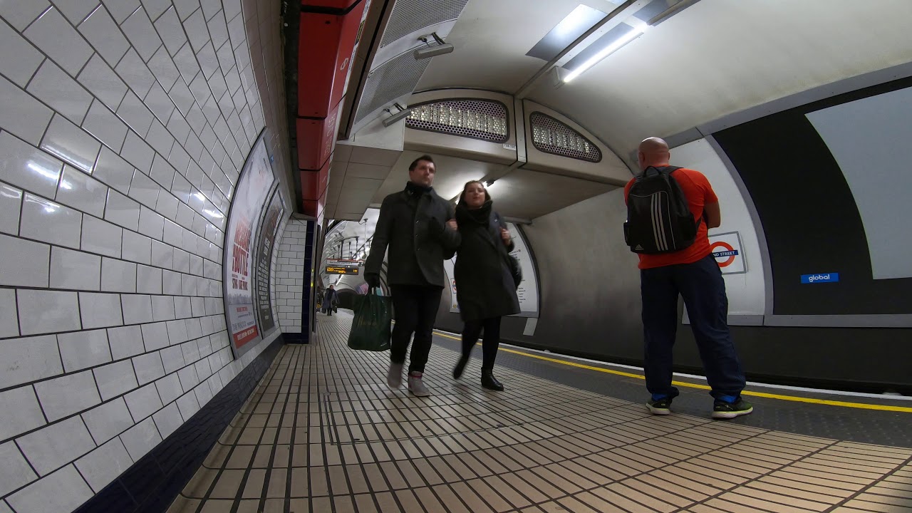 Waiting for the next train - Bond Street (Central Line) - YouTube
