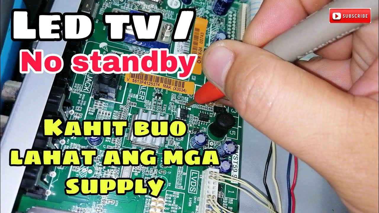 How to repair led tv no power. - YouTube
