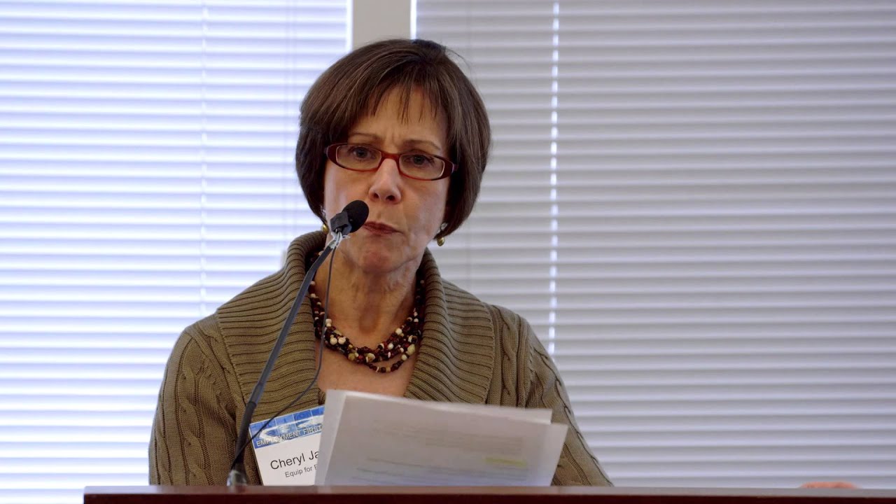 Illinois Employment First Blueprint - pt7 - Cheryl Jansen (2014) - YouTube