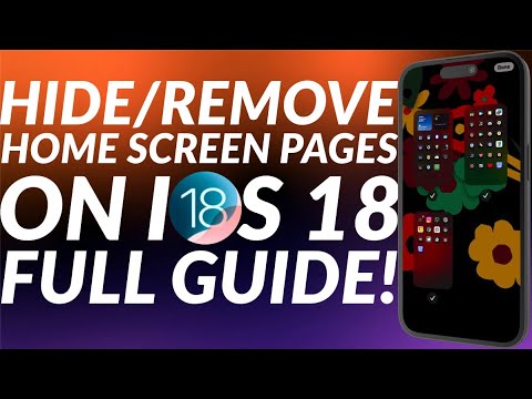 How to Hide/Remove Home Screen Pages iOS 18 | Hide Home Screen iOS 18 ...