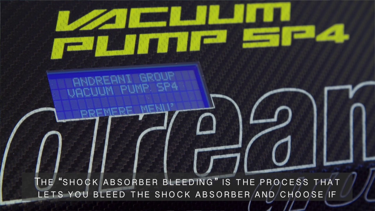 Andreani tools vacuum pump sp4 sub eng - YouTube