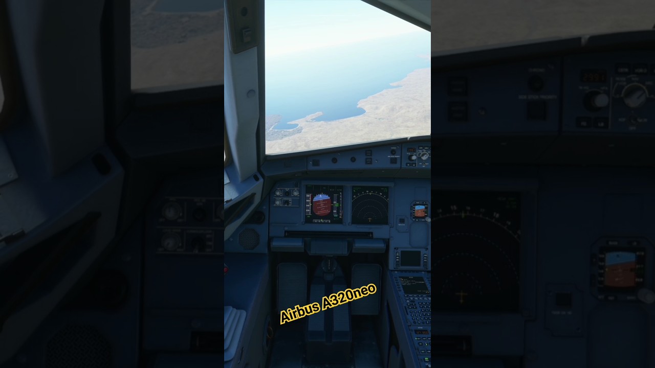 Amazing view from cockpit of A320neo "real 100% 4k" |Microsoft Flight ...