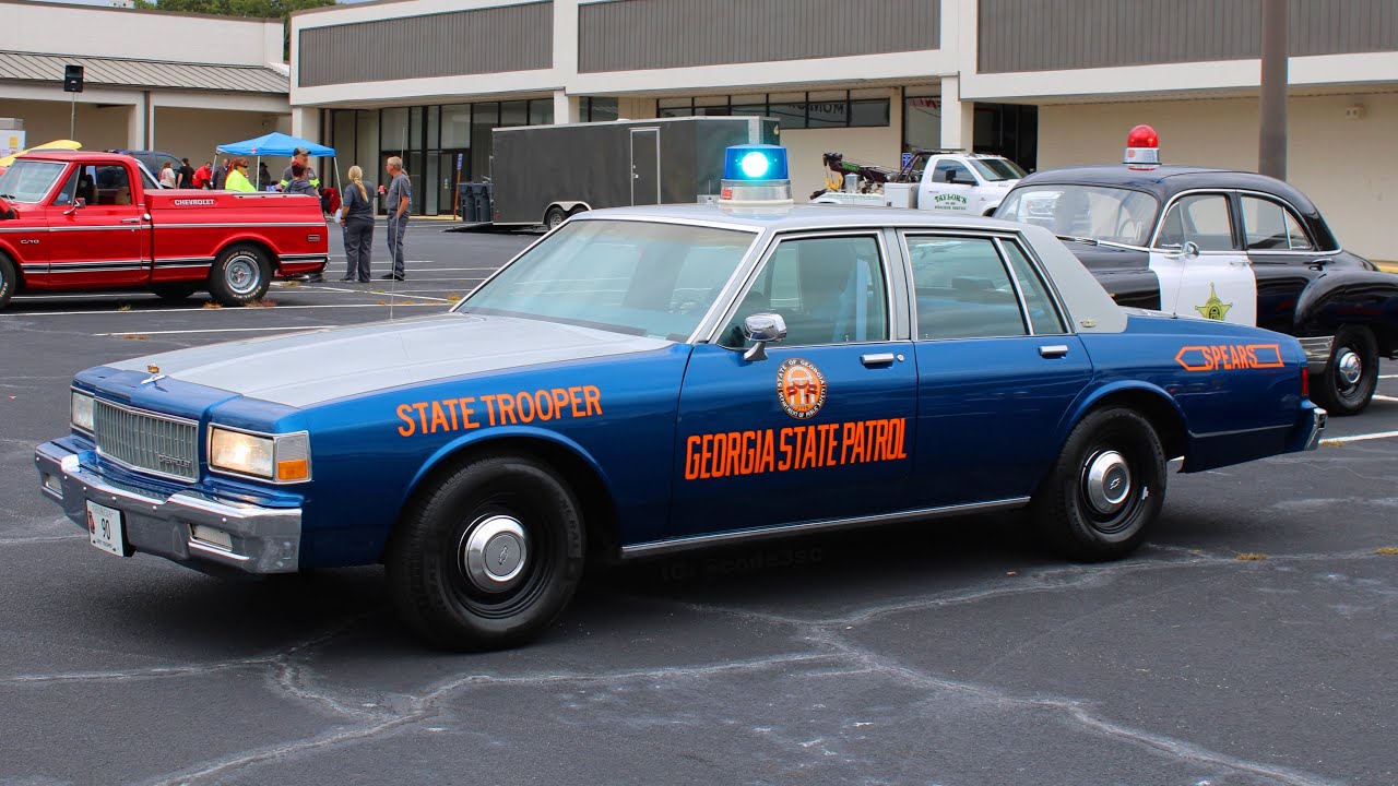 Georgia State Patrol Restored 1990 Chevy Caprice - YouTube