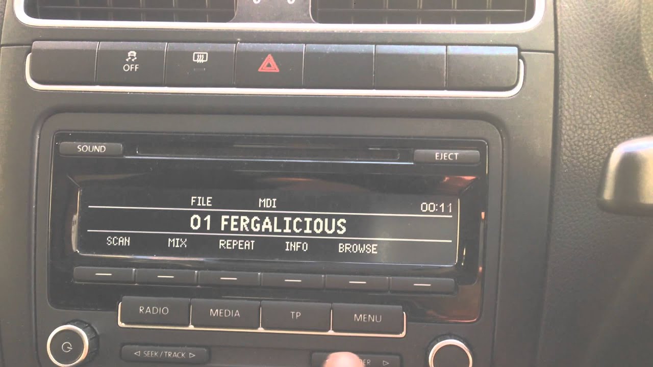 VW MDI RCD310 DISTORT - YouTube