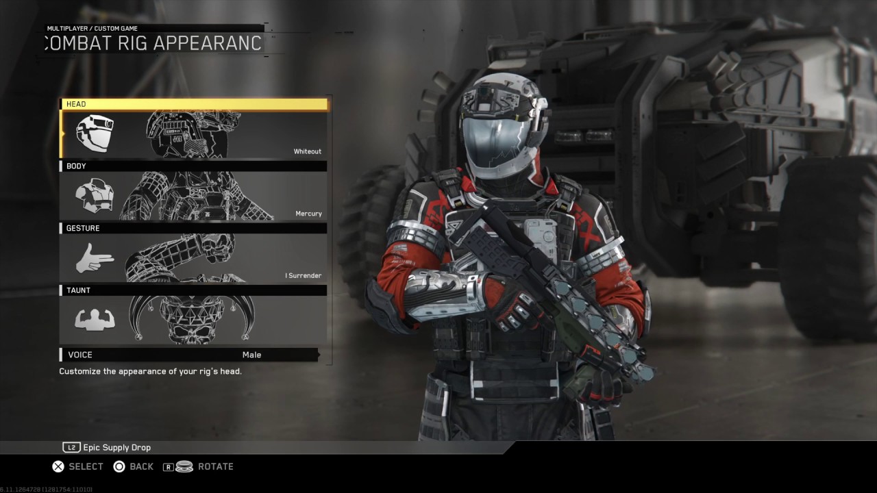 Infinite Warfare: Warfighter Whiteout Combat Rig Head (Legendary) - YouTube