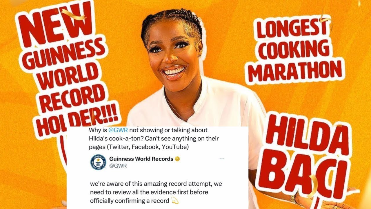 Hilda Baci Set New Guinness World Record || Longest Cooking maraathon ...