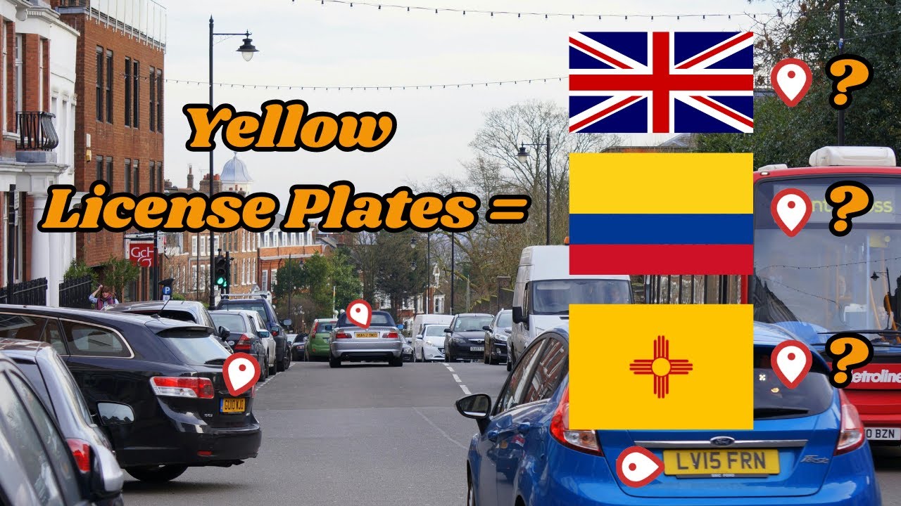 Yellow License Plates = Colombia? In Geoguessr - YouTube
