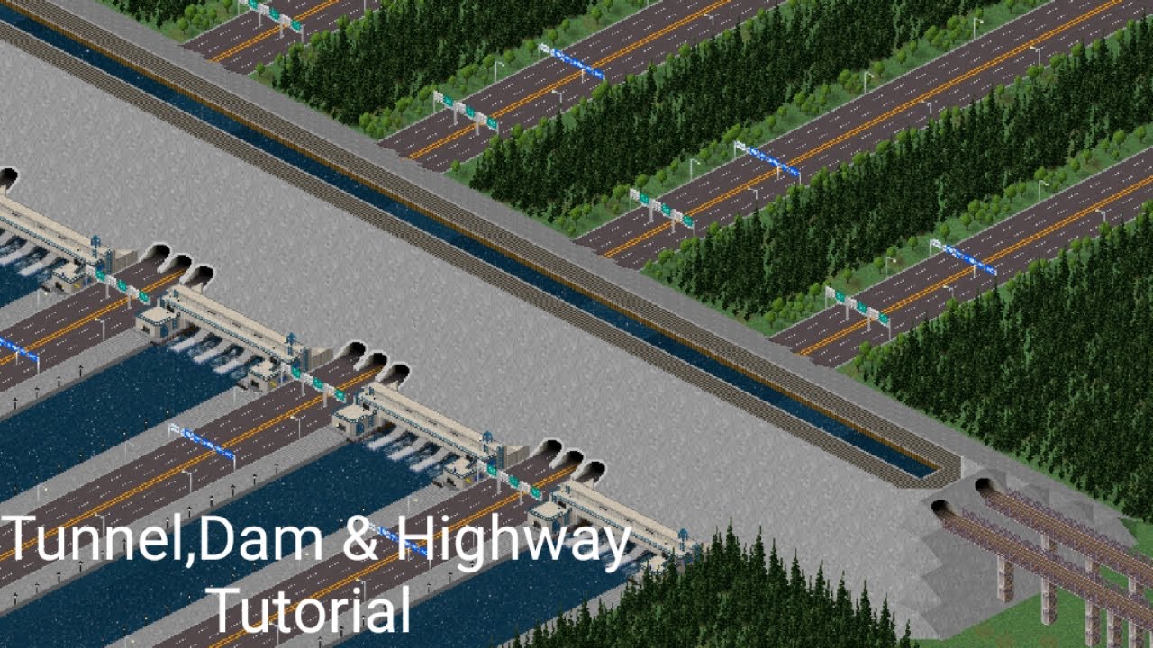 Tunnel, Dam & Highway Tutorial / Theotown. - YouTube