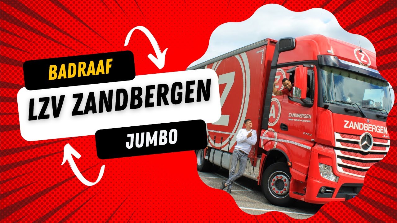DISTRIBUTIE VERVOER VOOR DE JUMBO MET DE #LZV VAN BADRAAF!!! - YouTube