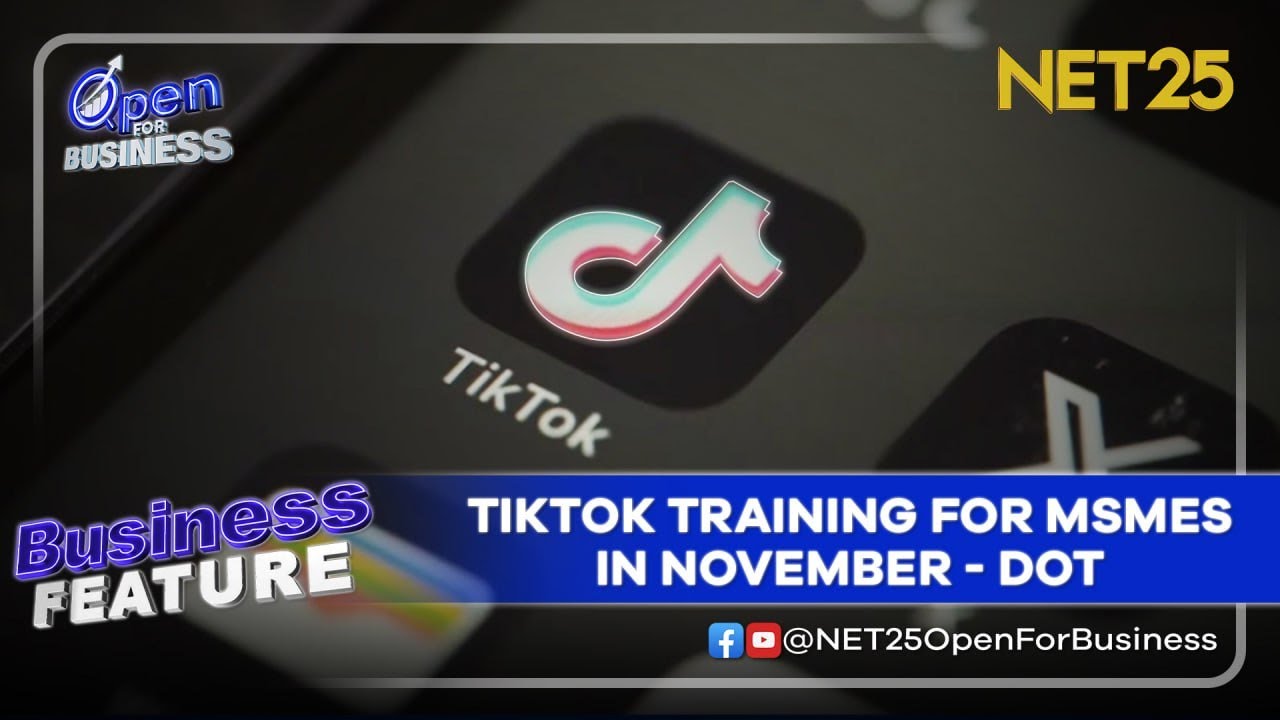 TikTok training for MSMEs set this November - YouTube