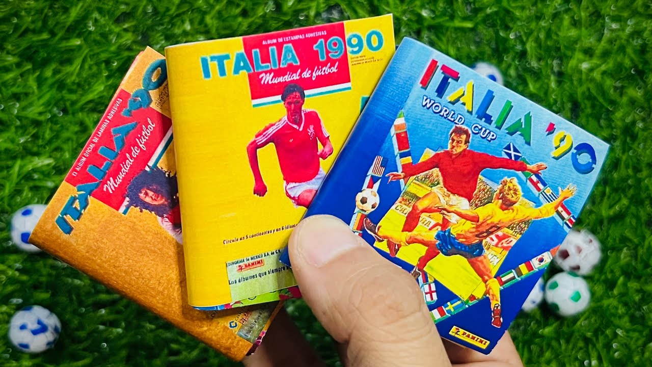 TUTORIAL MINI ALBUM ITALIA 1990 🇮🇹⚽ - YouTube