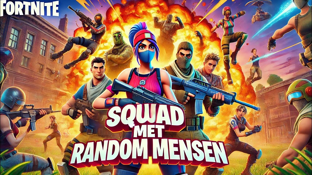 IK GING fortnite SQUAD MET RANDOM mensen!!! - YouTube