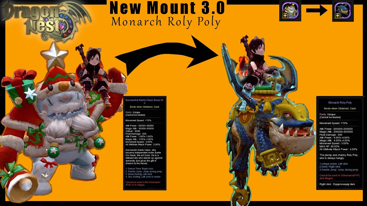 New Mount 3.0 [Roly Poly] | Dragon Nest SEA - YouTube