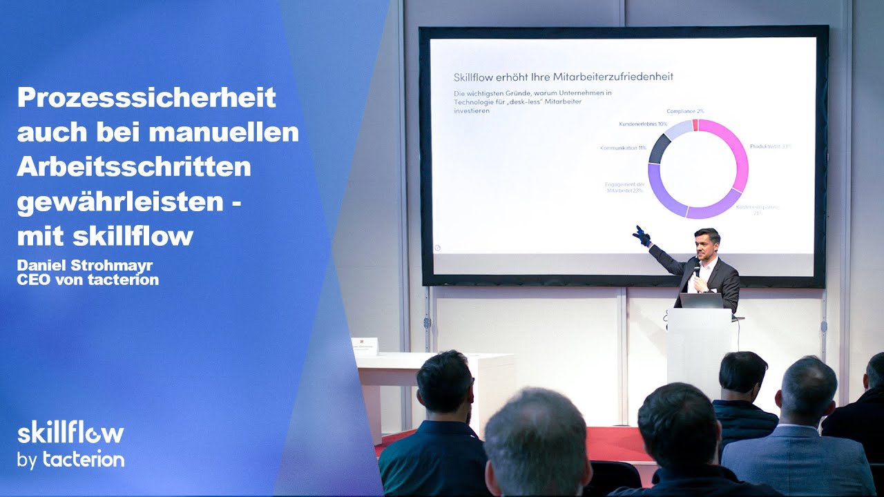 skillflow by tacterion - Vortrag auf der Control Messe 2023 - YouTube