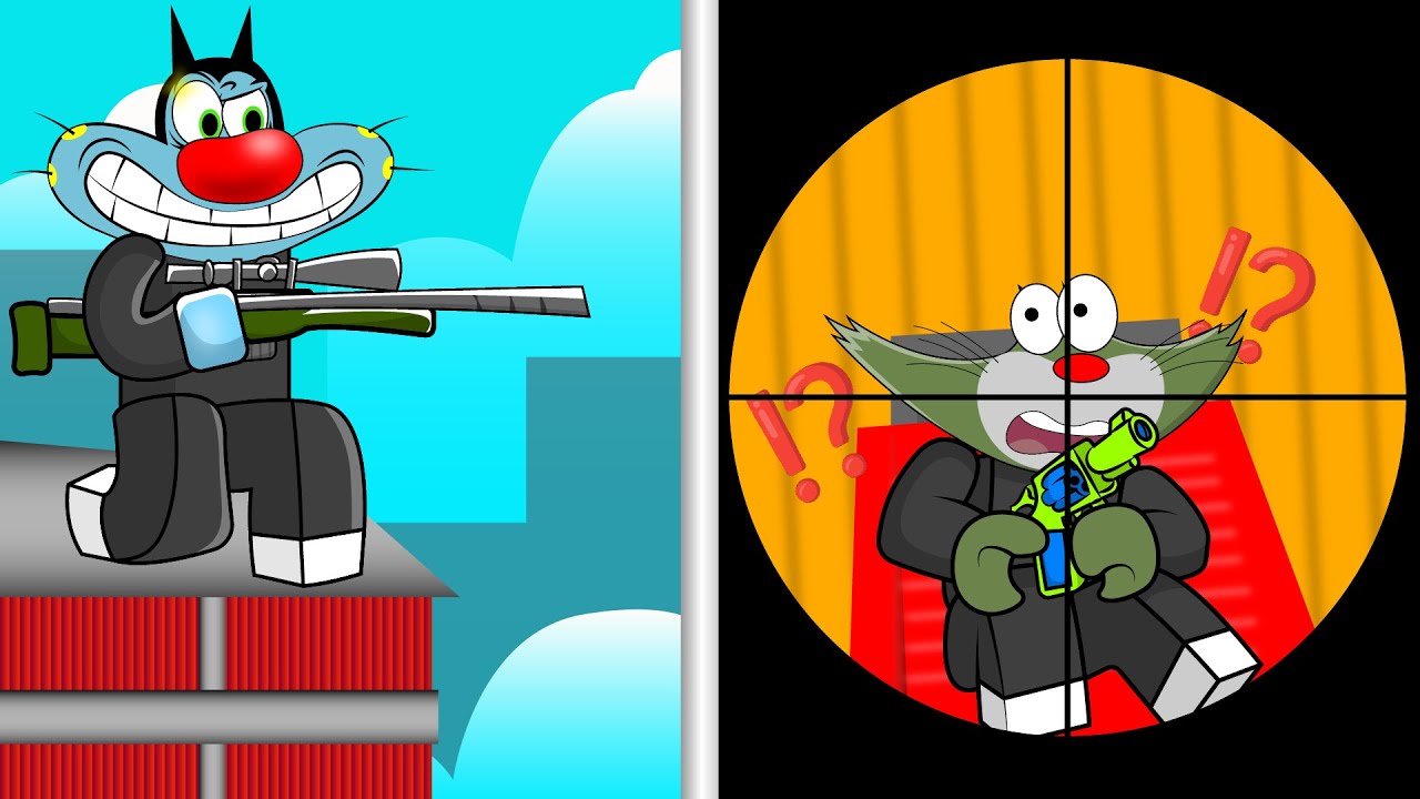 OGGY BECOMES A PRO BODYGUARD in Roblox Rivals - ft.Oggy - YouTube