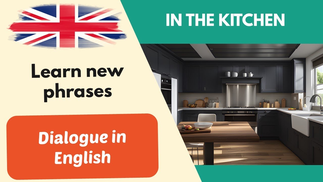In the kitchen, Simple dialogue, English conversation for beginners #2 ...