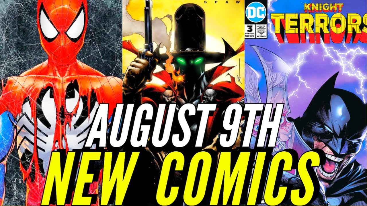 NEW COMIC BOOKS RELEASING AUGUST 9th 2023 MARVEL COMICS & DC COMICS ...