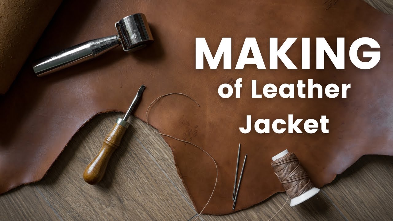 Process Of Leather jacket making | Excellent leather shop | - YouTube