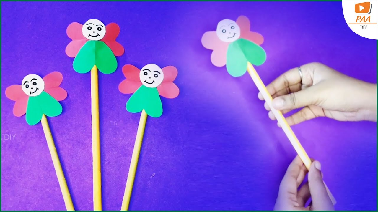 DIY Beautiful Paper Craft For kids || School Craft Ideas |Paper DIY ...