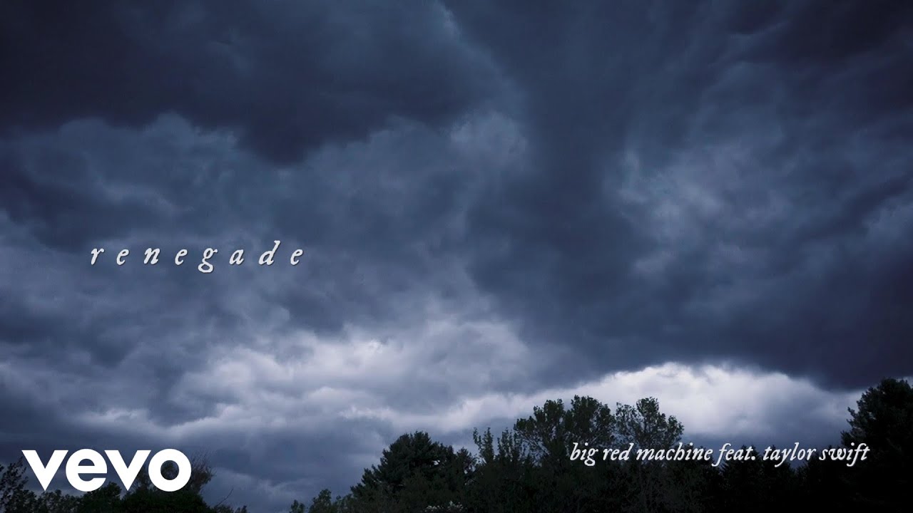 Big Red Machine feat. Taylor Swift - renegade (Lyric Video) - YouTube