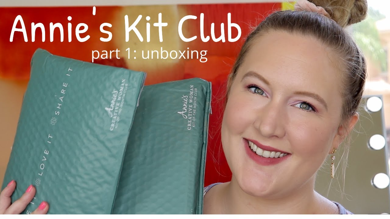 Part 1: Annie's Creative Woman Kit-Of-The-Month Club + Promo Code - YouTube