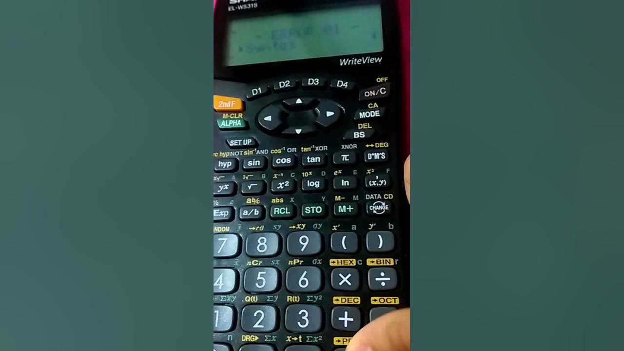 A few thing you might not know about SHARP Calculator EL-W531S - YouTube
