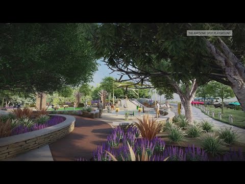 Modesto's 'Disneyland of playgrounds' reaches 75% of funding goal - YouTube
