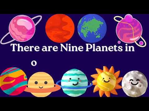 The Planet Song | Kids Learning videos l 9 Planets of the Solar System ...