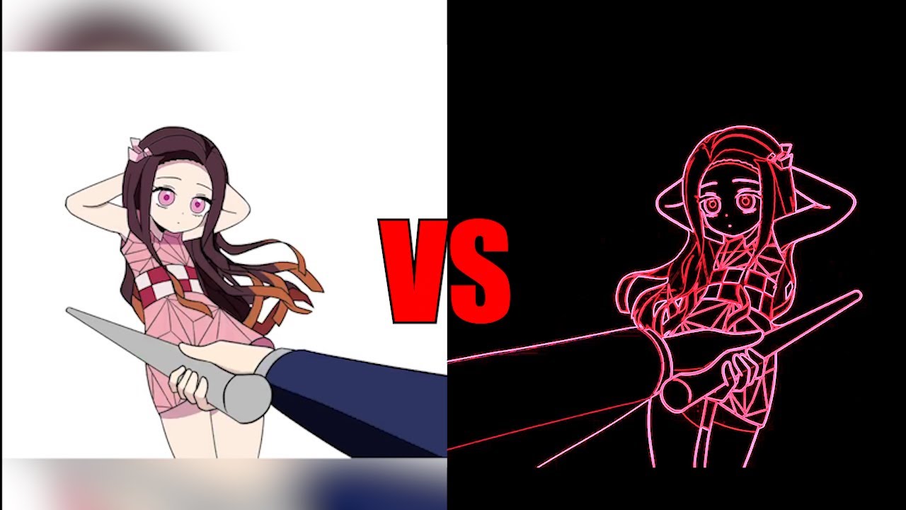 Nezuko zero two dodging meme - Original VS Vocoded - YouTube