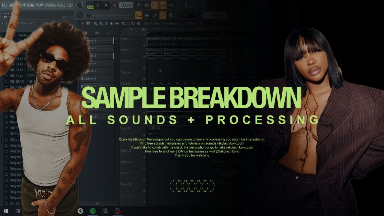 sample breakdown | a guitar r&b sample for sza x brent faiyaz - YouTube