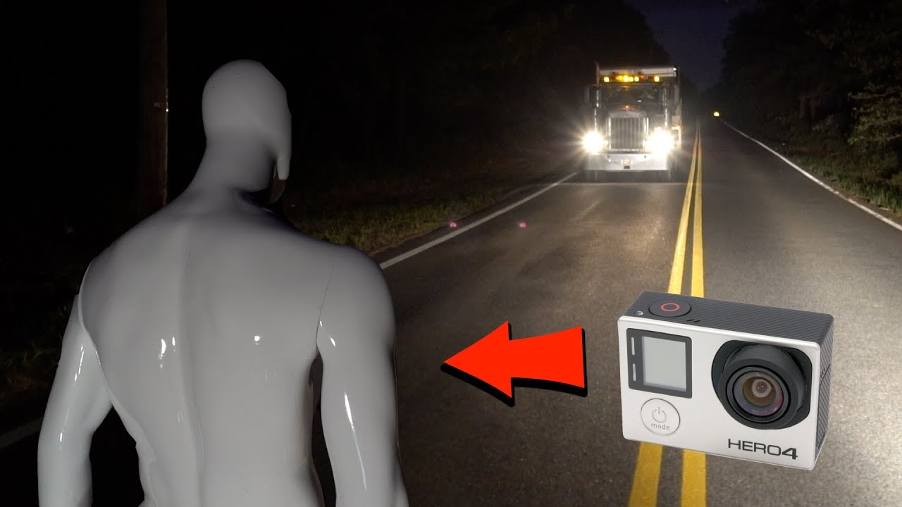gopro mannequin footage goes thru phantom truck on clinton road... (we ...