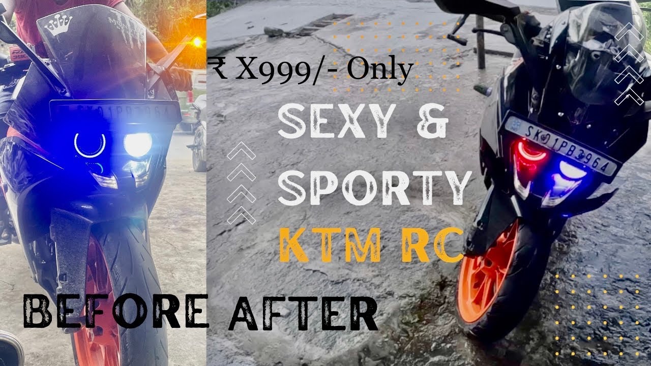 "Sexy and Sporty:KTM RC Gets a Hot New Look with Bubble Visor & Winglet ...