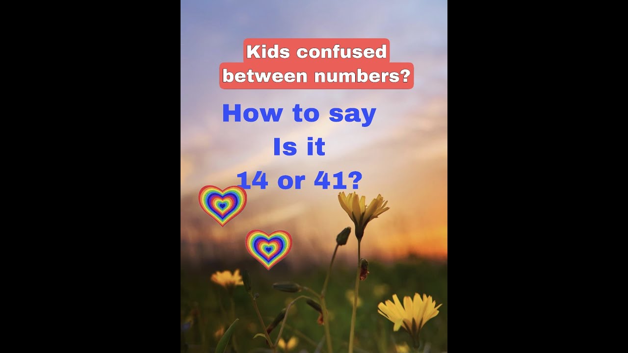 Kindergarten kids learn and identify the numbers easily/ Kids confusion ...