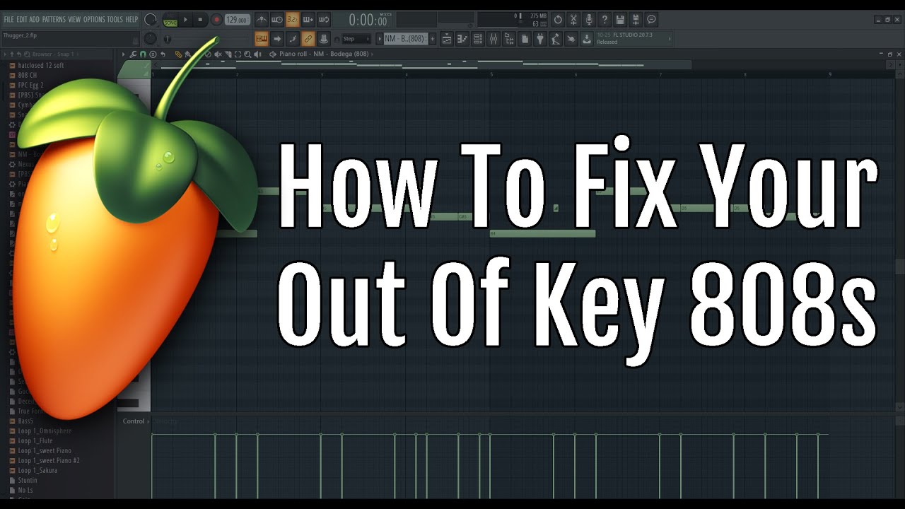 FL Studio Tutorials🎹 | How To Fix Your Out Of Key 808s 🔥 - YouTube