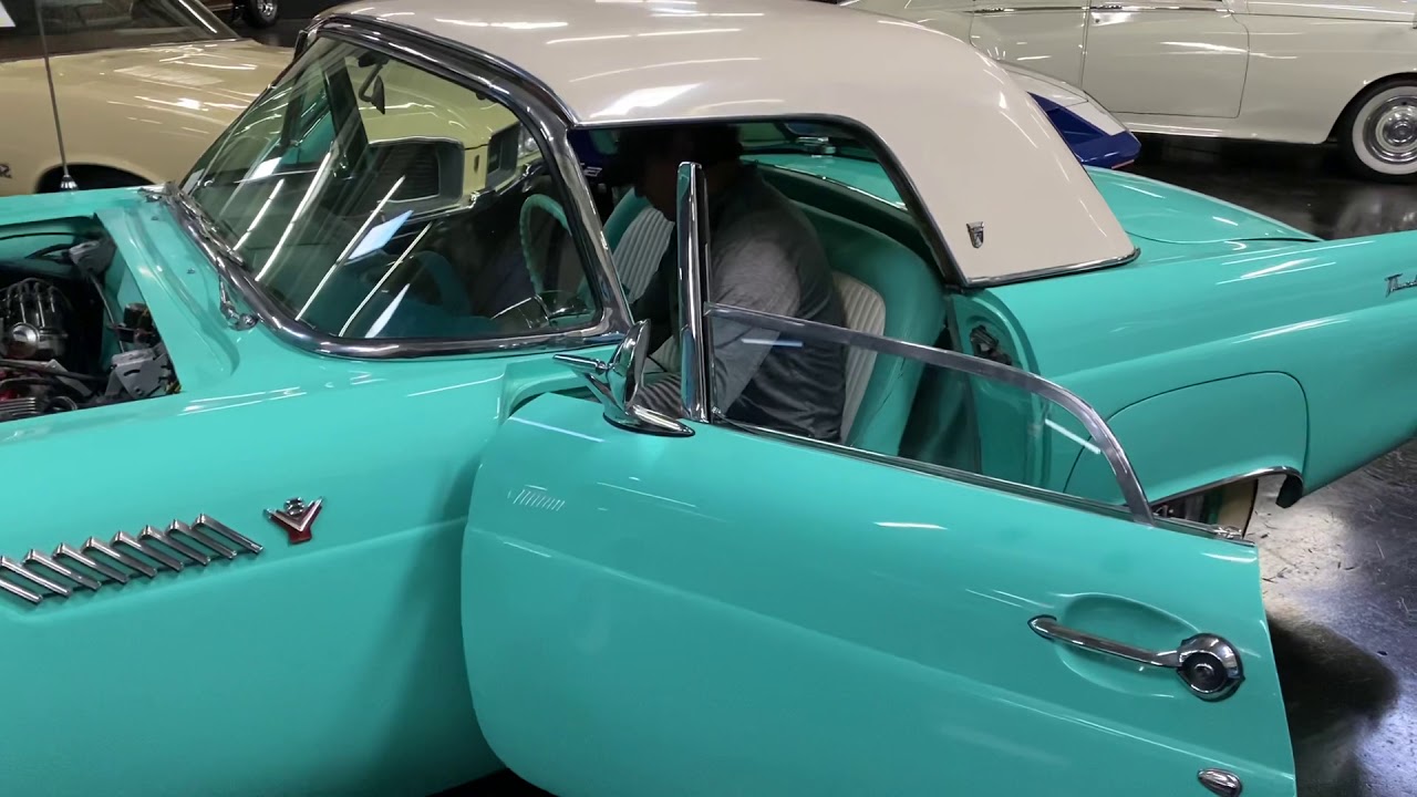1953 Ford thunderbird video walk around. Very nicely restored. - YouTube