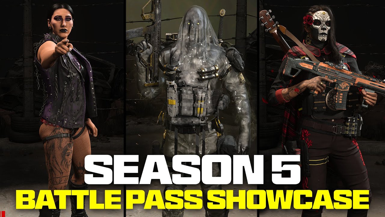 FULL MW3 Season 5 Battle Pass Operators SHOWCASE! (Battle Pass Tiers ...