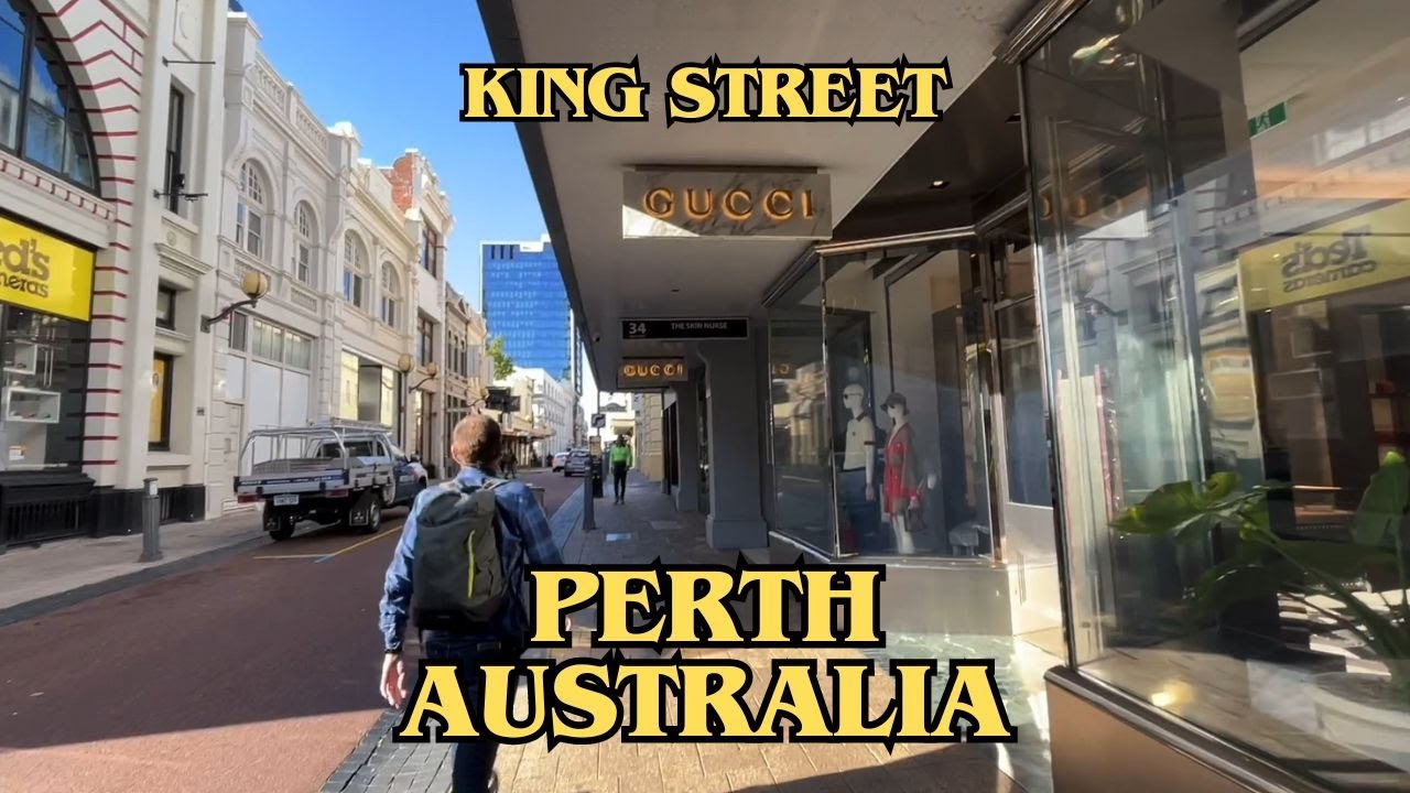 Exploring Perth Australia: Walking Tour Along King Street - YouTube