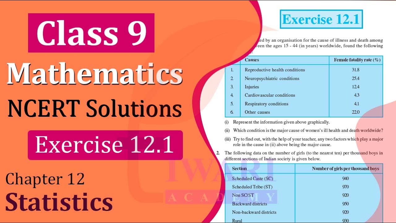 NCERT Solutions for Class 9 Maths Chapter 12 Exercise 12.1 Statistics ...
