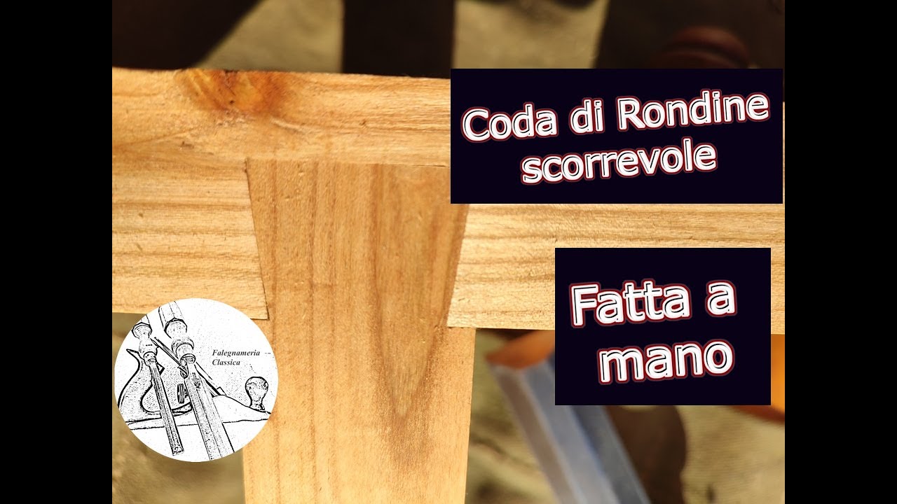 Dovetail: coda di rondine scorrevole - YouTube