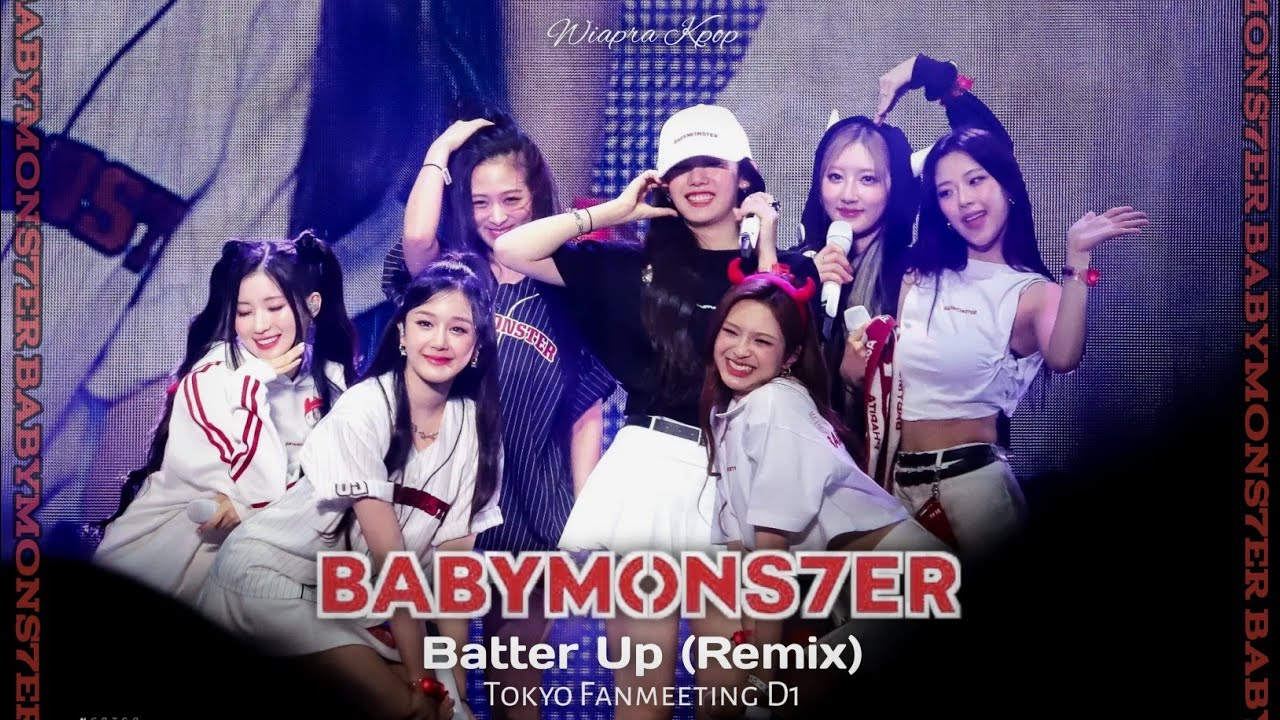 BABYMONSTER - 'BATTER UP' REMIX VERSION FULL | TOKYO FANMEETING - YouTube