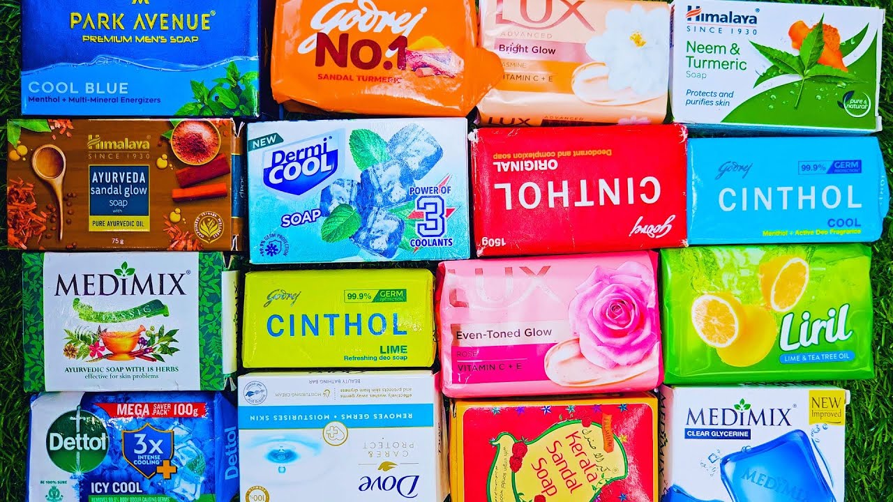 Top Indian Soap Collection 2025 🧴 | Lux, Cinthol, Dove, Medimix, Godrej ...