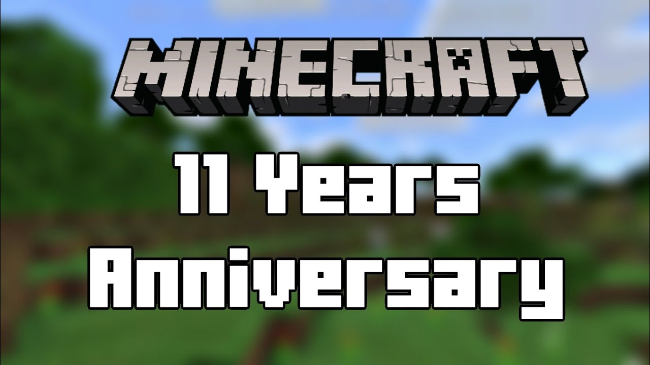 Celebrating For No Reason | Minecraft 11 years Anniversary | 11 years ...