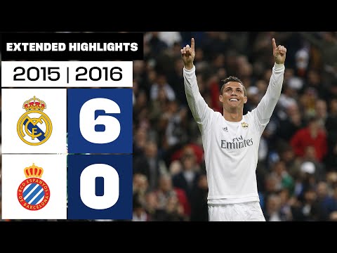 REAL MADRID 6-0 RCD ESPANYOL 2015/16 | RESUMEN ampliado