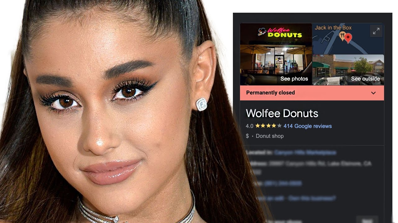 How Ariana Grande DESTROYED a Donut Shop - YouTube
