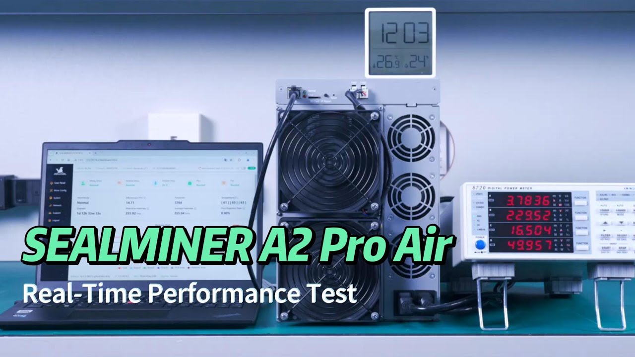 SealMiner A2 Pro Air 255Th/s High-Efficiency ASIC Miner - YouTube