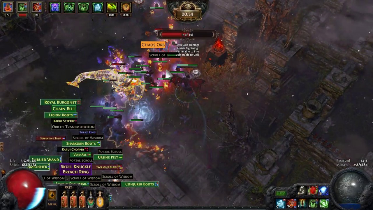 Path of Exile Tul's Domain - SRS Full MF - YouTube