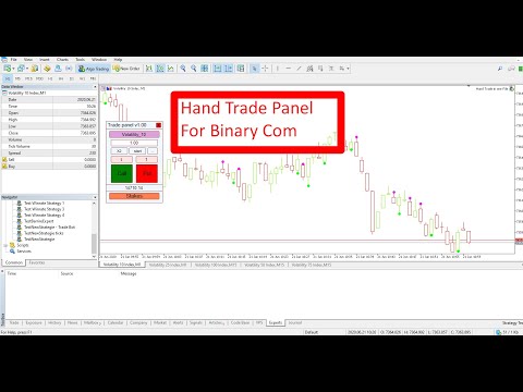 Hand Trade Panel for Binary Com