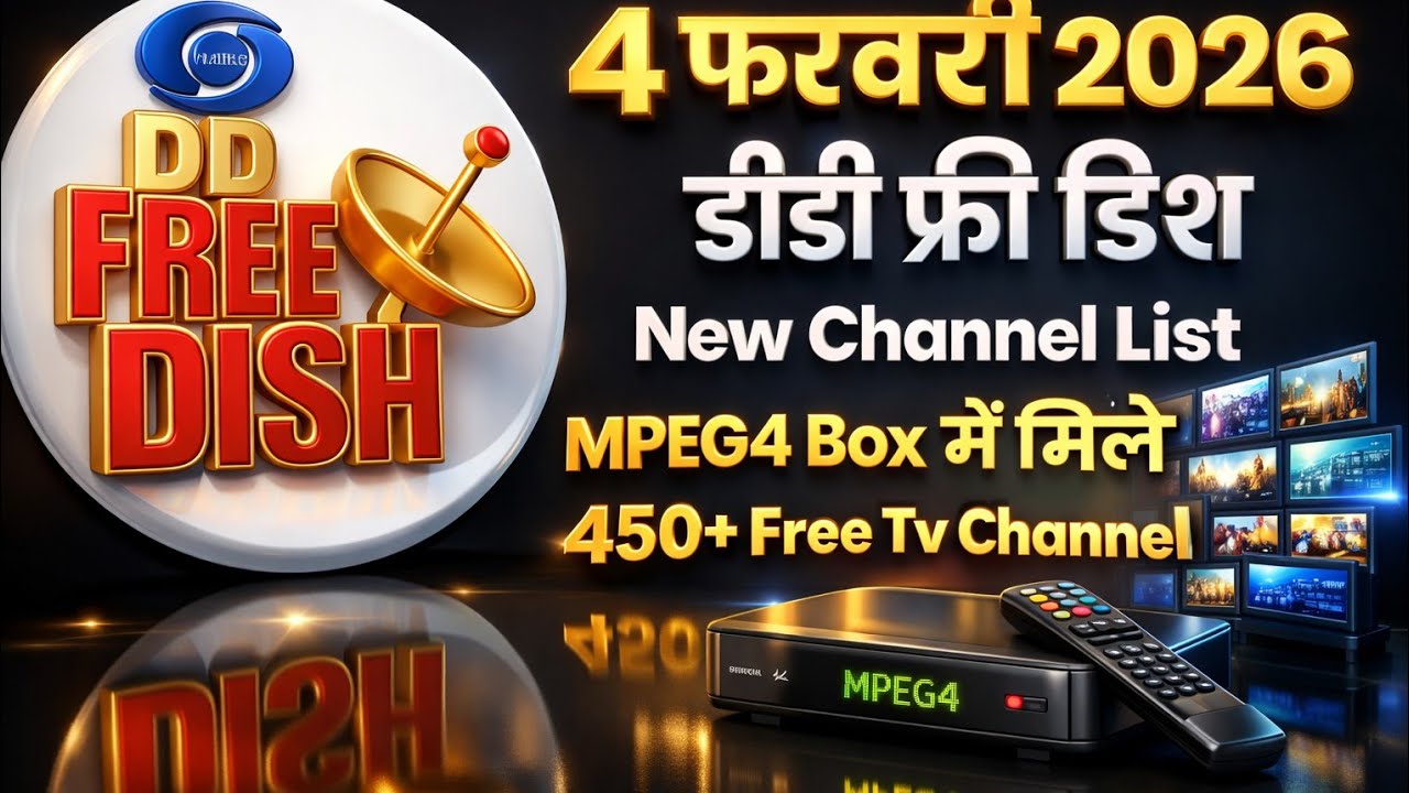 450+ Channels on DD Free Dish | DD Free Dish New Channel List - YouTube